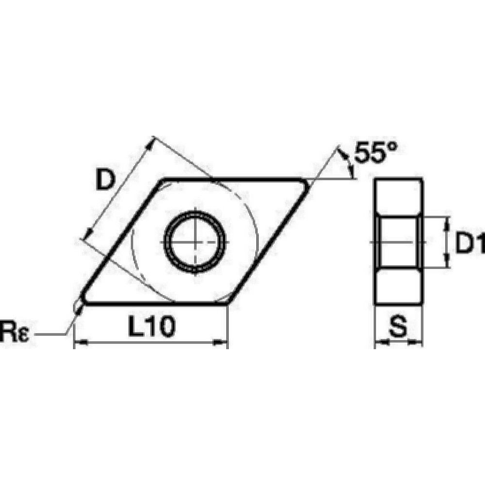 Widia - Turning Insert: DNMA442, Carbide | MSC Direct