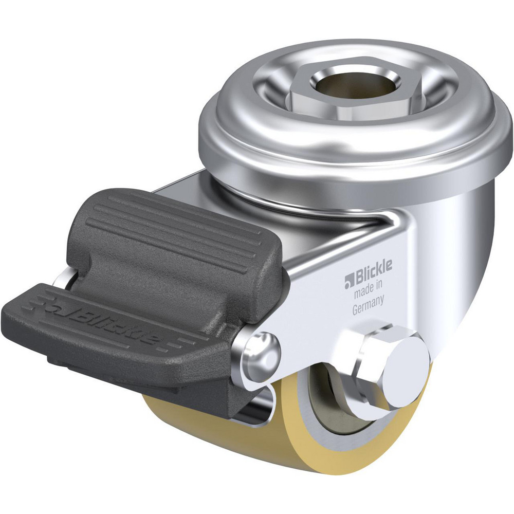 Blickle - Standard Casters: Hollow Kingpin, Swivel w/Brake, Total-Lock ...