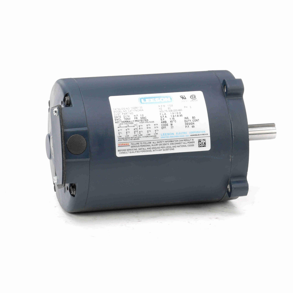 Leeson - Three Phase AC Motor: TENV Enclosure | MSC Direct