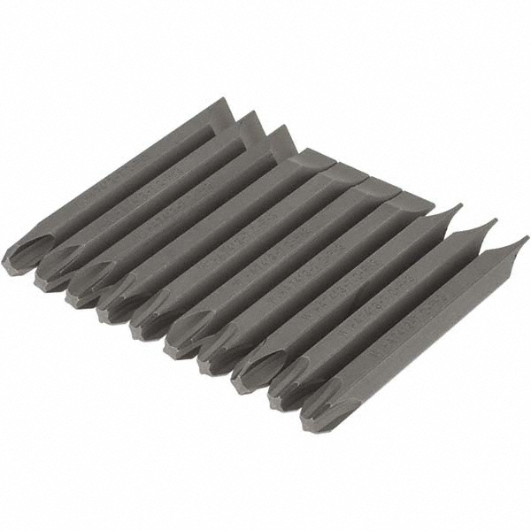 Wiha - 1/4" Hex Drive #3 Point Double End Reversible Phillips/Slotted ...