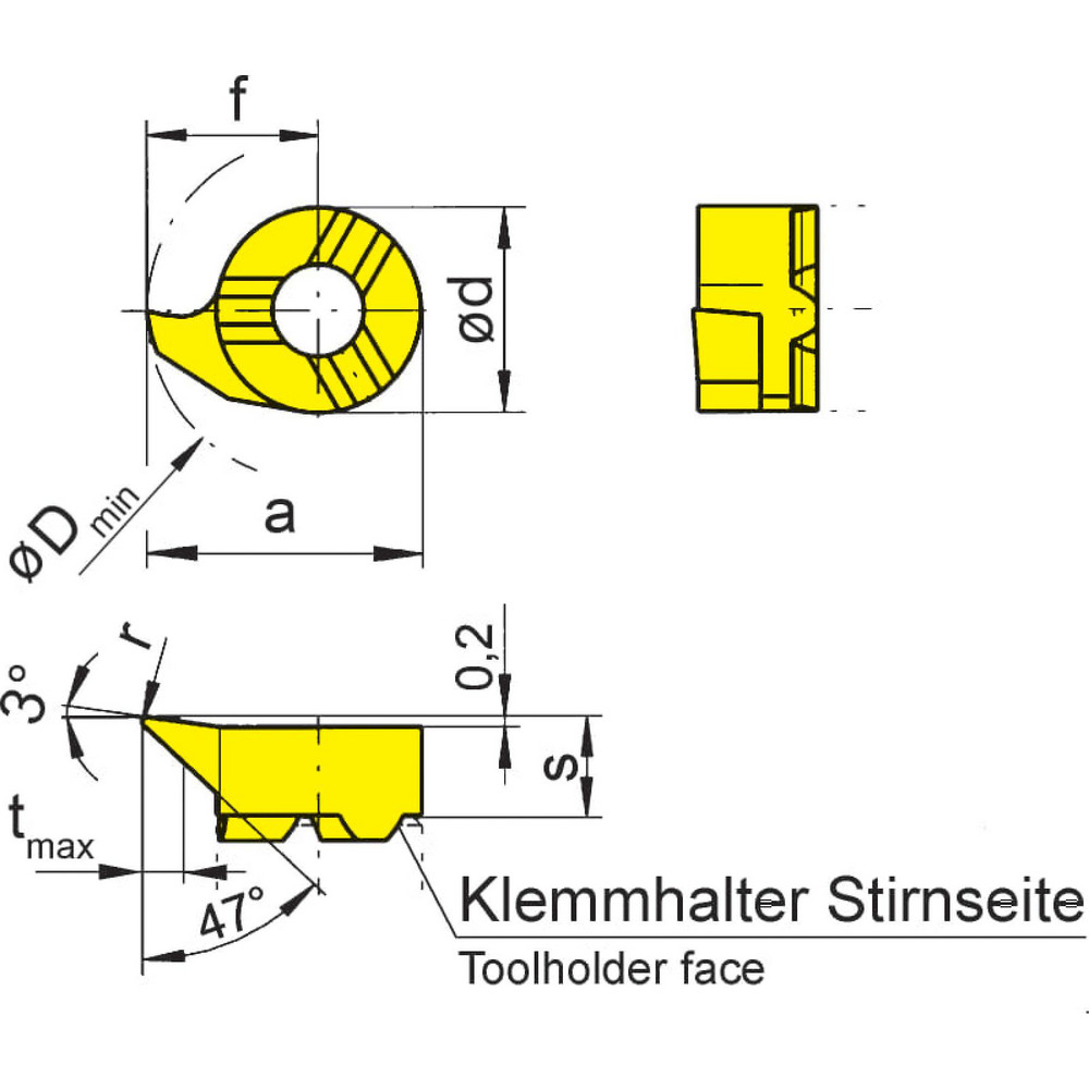 HORN - Boring Inserts: Insert Style: L108; Insert Size Code: 4802 ...