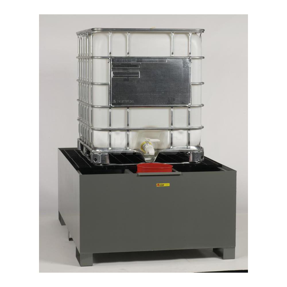 Little Giant® - IBC Sump: 400 gal, Steel, 99" Long, 51" Wide, 23" High ...