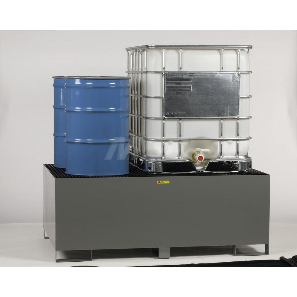 Little Giant® - IBC Sump: 400 gal, Steel, 76" Long, 51" Wide, 29" High ...