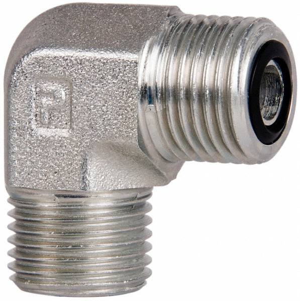 Parker - Compression Tube Union: 3/8" Tube OD, ORFS | MSC Direct