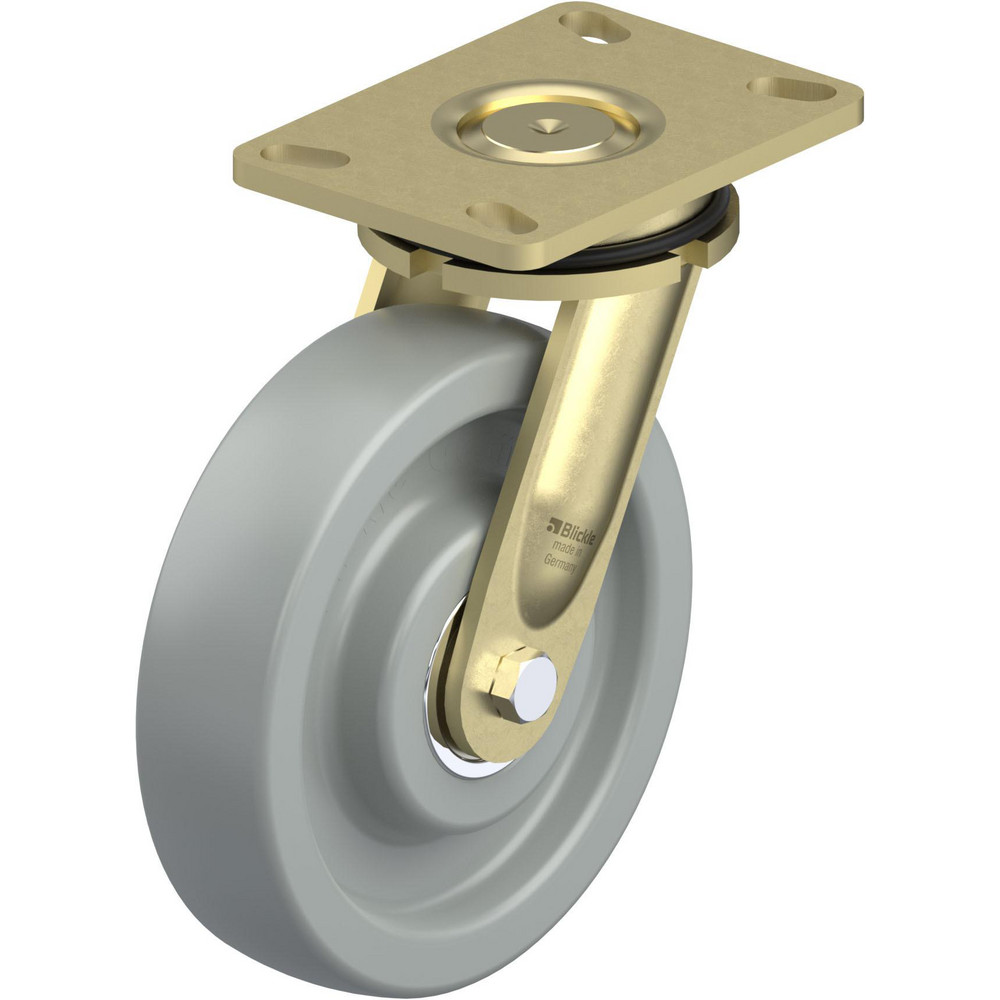 Blickle - Top Plate Casters: Mount Type: Plate; Number of Wheels: 1.000 ...