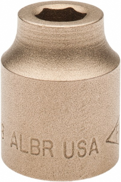 Ampco - Standard Hand Socket: 1/2" Drive, 3/8" Socket, 6-Point | MSC Direct