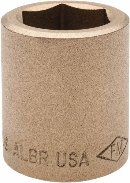 Ampco - Standard Hand Socket: 1/2" Drive, 13/16" Socket, 6-Point | MSC ...