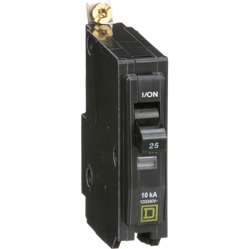 Square D - Miniature Circuit Breaker Circuit Breaker: Bolt-On, 25 Amp ...