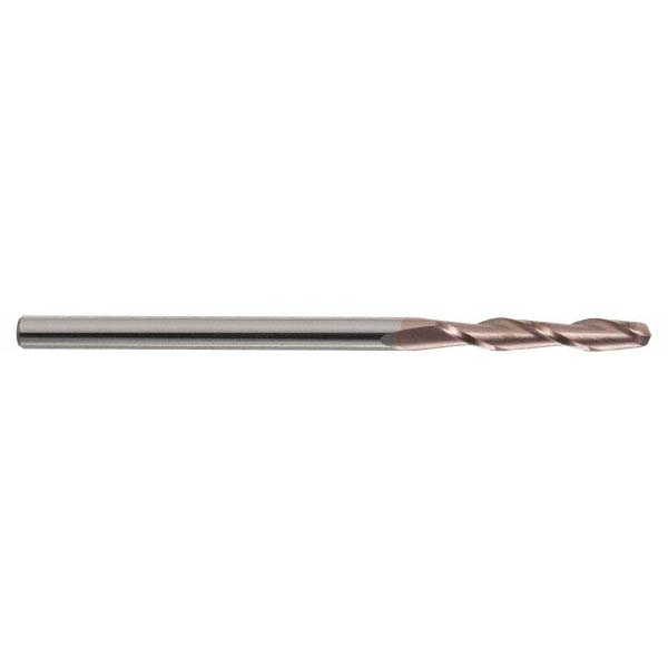 SGS - 3/16" Diam, 3/4" LOC, 2 Flute Solid Carbide Ball End Mill ...