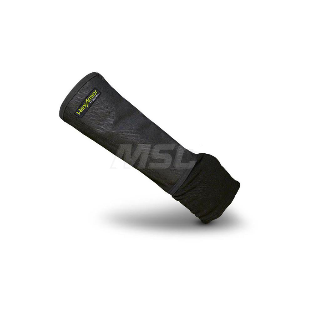 HexArmor® - Chemical-Resistant Sleeve: Size Universal, SuperFabric, Black & Gray, ANSI Cut A8 ...