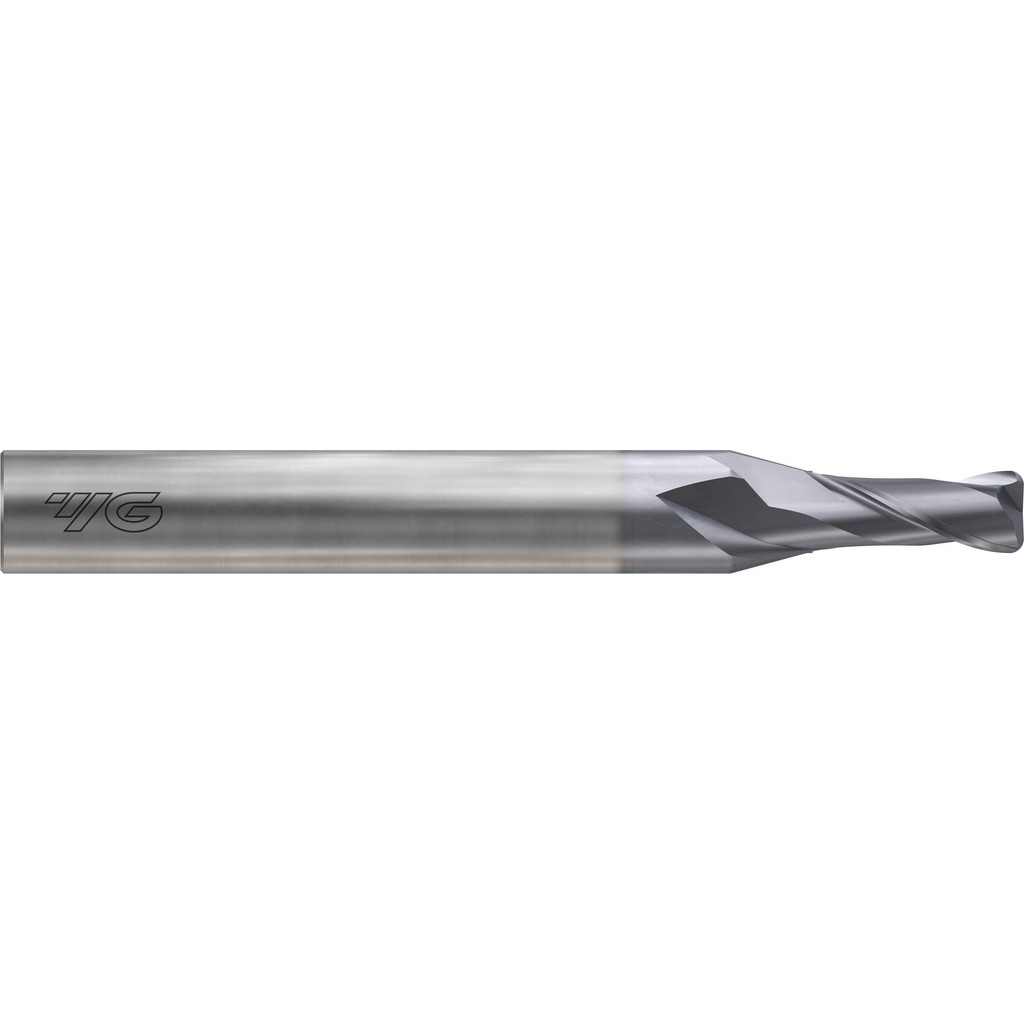 YG-1 - 4G Mill Corner Radius End Mill: 1.00 mm Dia, 2.50 mm LOC, 0.05 ...