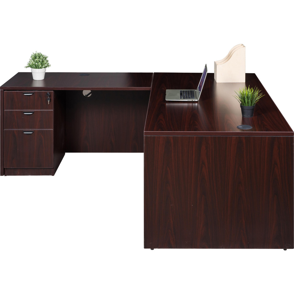 Boss Office Products - Office Desks: Desk Type: L-Shaped Workstation ...