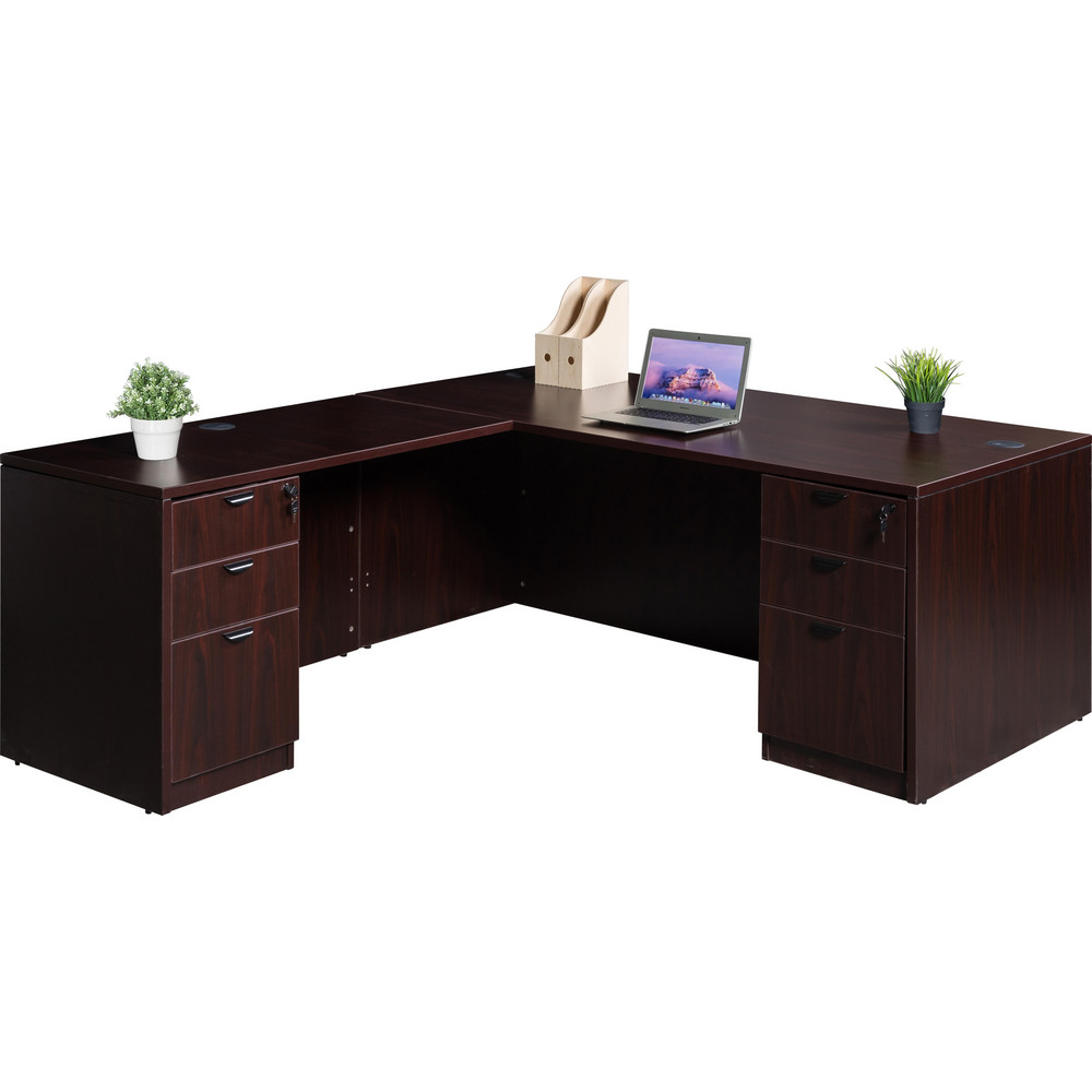Boss Office Products - Office Desks: Desk Type: L-Shaped Workstation ...