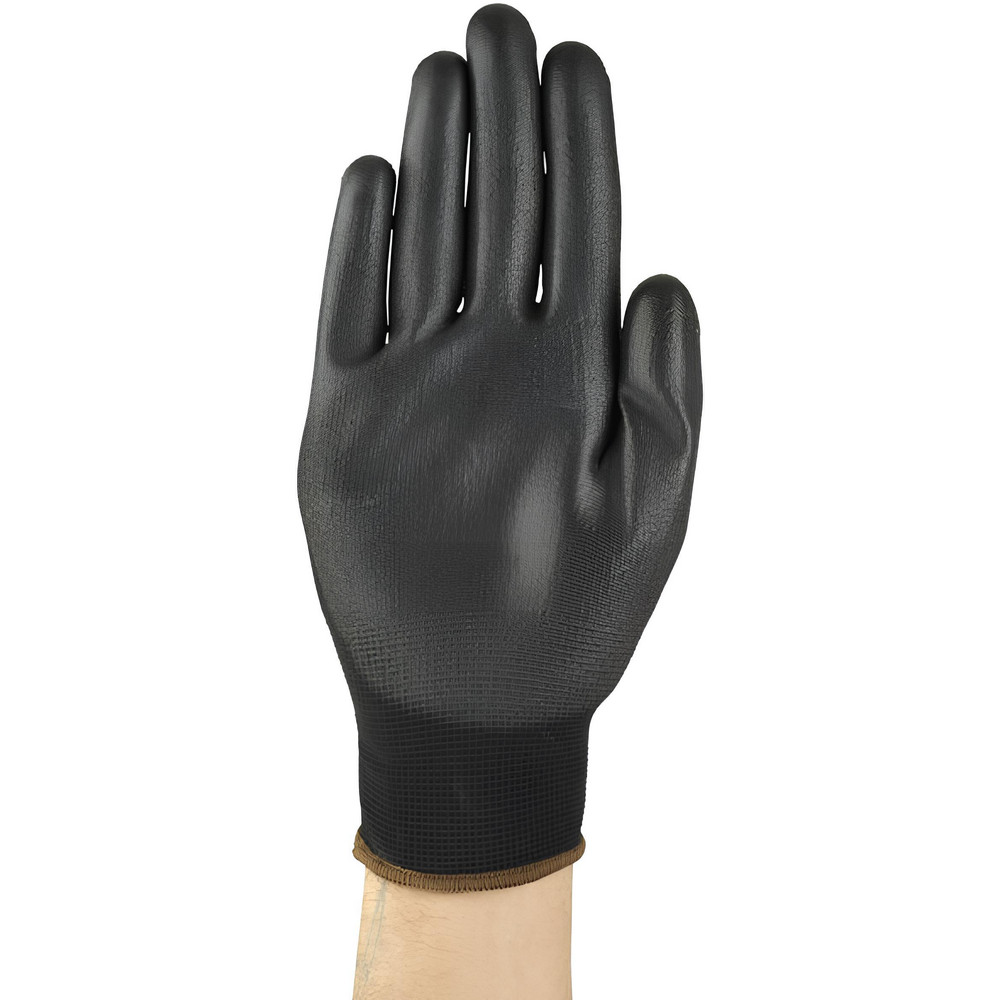 Ansell - Work Gloves: HyFlex® 48-101, Size Medium, Polyurethane-Coated Nylon, General Purpose ...