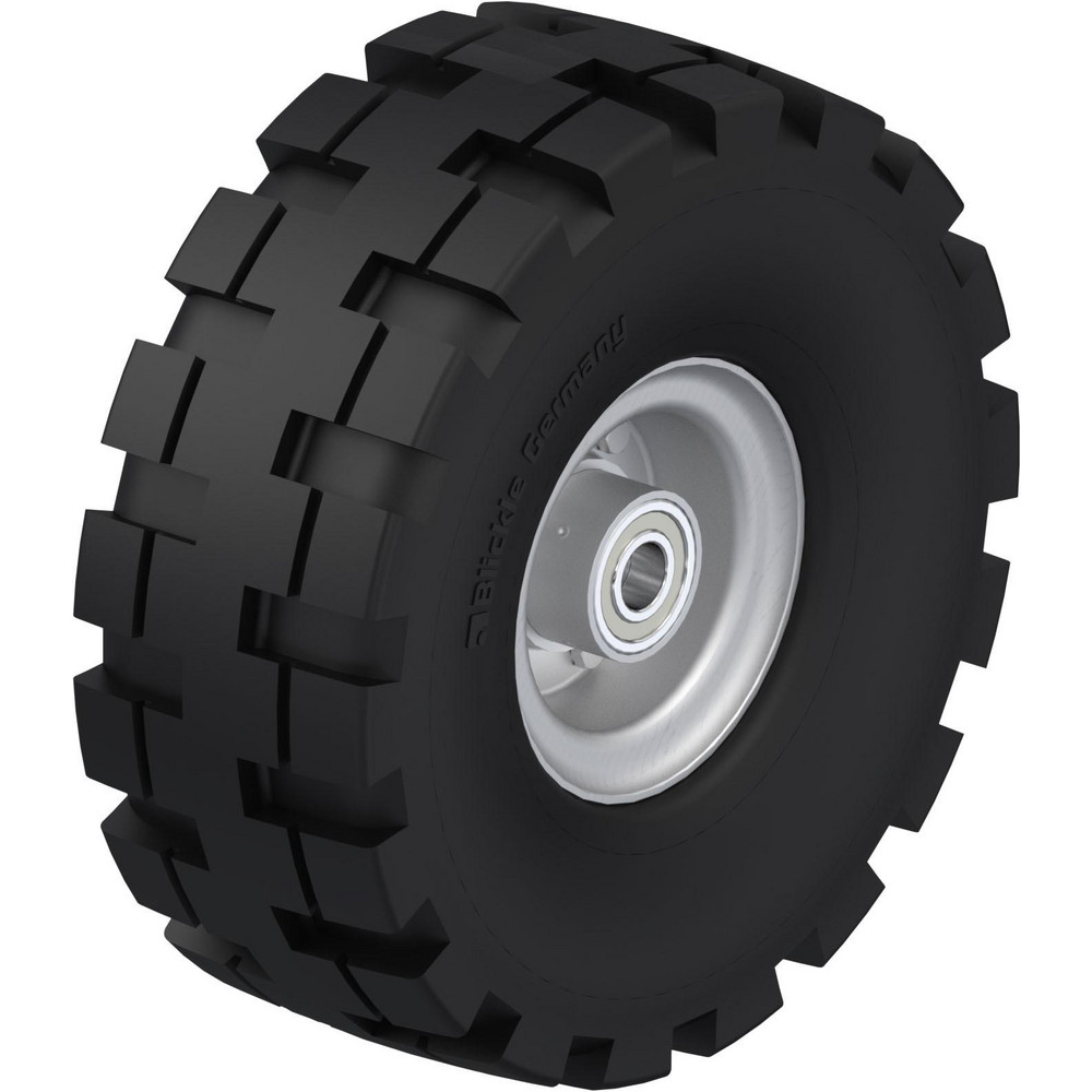 Blickle - Rigid & Swivel Caster Wheel: Rubber, 12-1/16" Dia, 4-1/8 ...