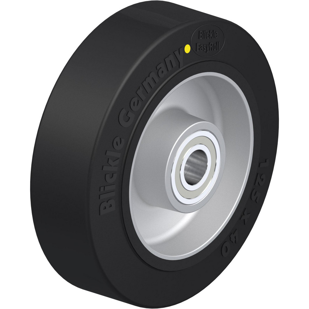 Blickle - Rigid & Swivel Caster Wheel: Rubber, 5" Dia, 1-9/16" Wide ...