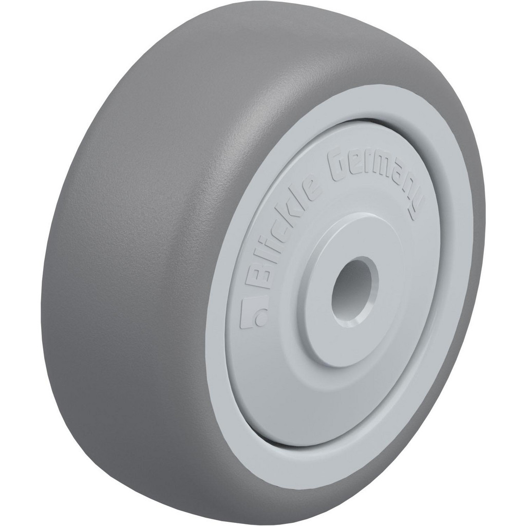 Blickle - Rigid & Swivel Caster Wheel: Rubber, 2" Dia, 3/4" Wide | MSC ...