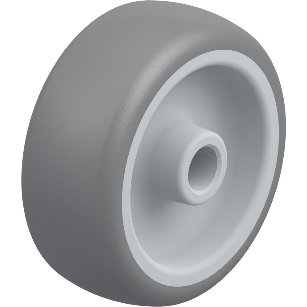 Blickle - Rigid & Swivel Caster Wheel: Rubber, 3-1/8" Dia, 1-1/4" Wide ...