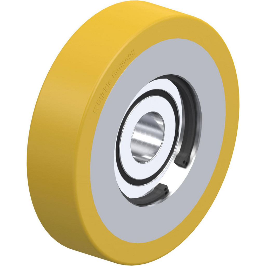 Blickle - Rigid & Swivel Caster Wheel: Polyurethane, 4" Dia, 1" Wide ...