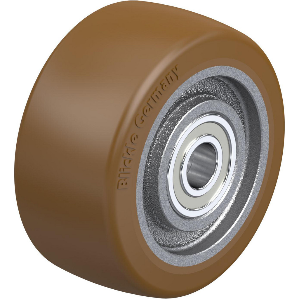 Blickle - Rigid & Swivel Caster Wheel: Polyurethane, 5-1/2" Dia, 2-1/8 ...