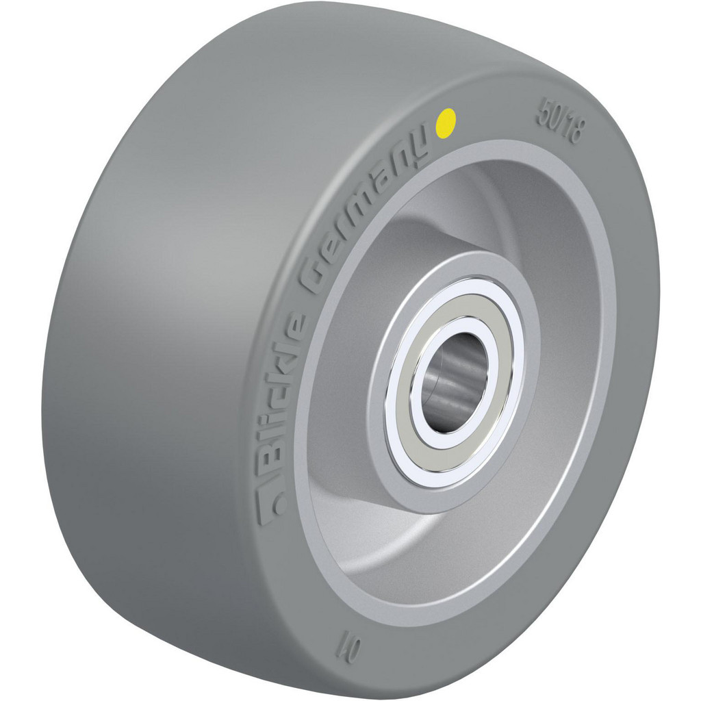Blickle - Rigid & Swivel Caster Wheel: Polyurethane, 4" Dia, 1-9/16 ...
