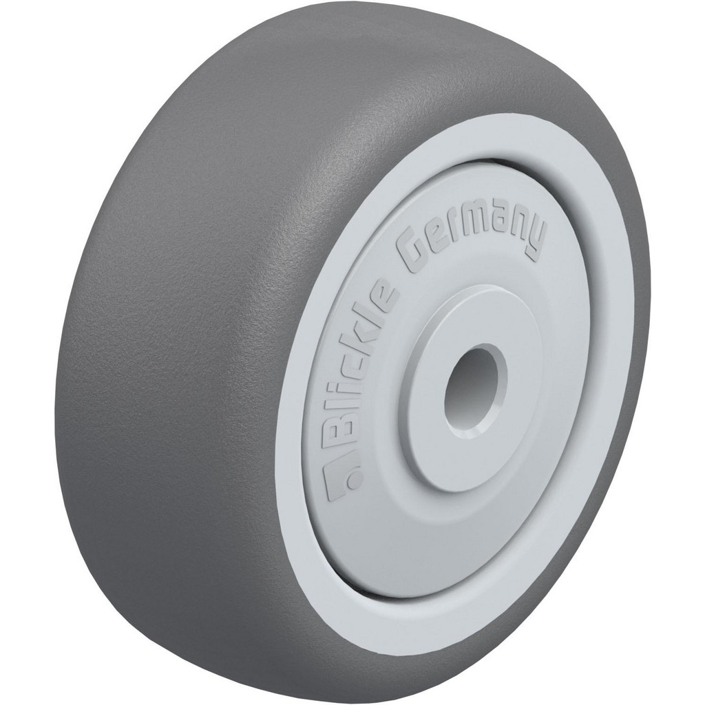 Blickle - Rigid & Swivel Caster Wheel: Polyurethane, 2" Dia, 3/4" Wide ...