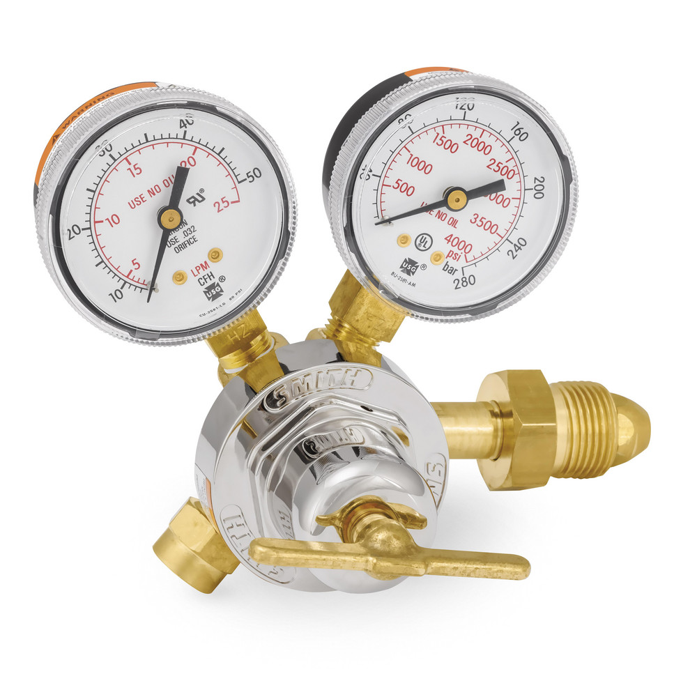 Smith/Miller - 580 CGA Inlet Connection, Female Fitting, Argon Welding ...