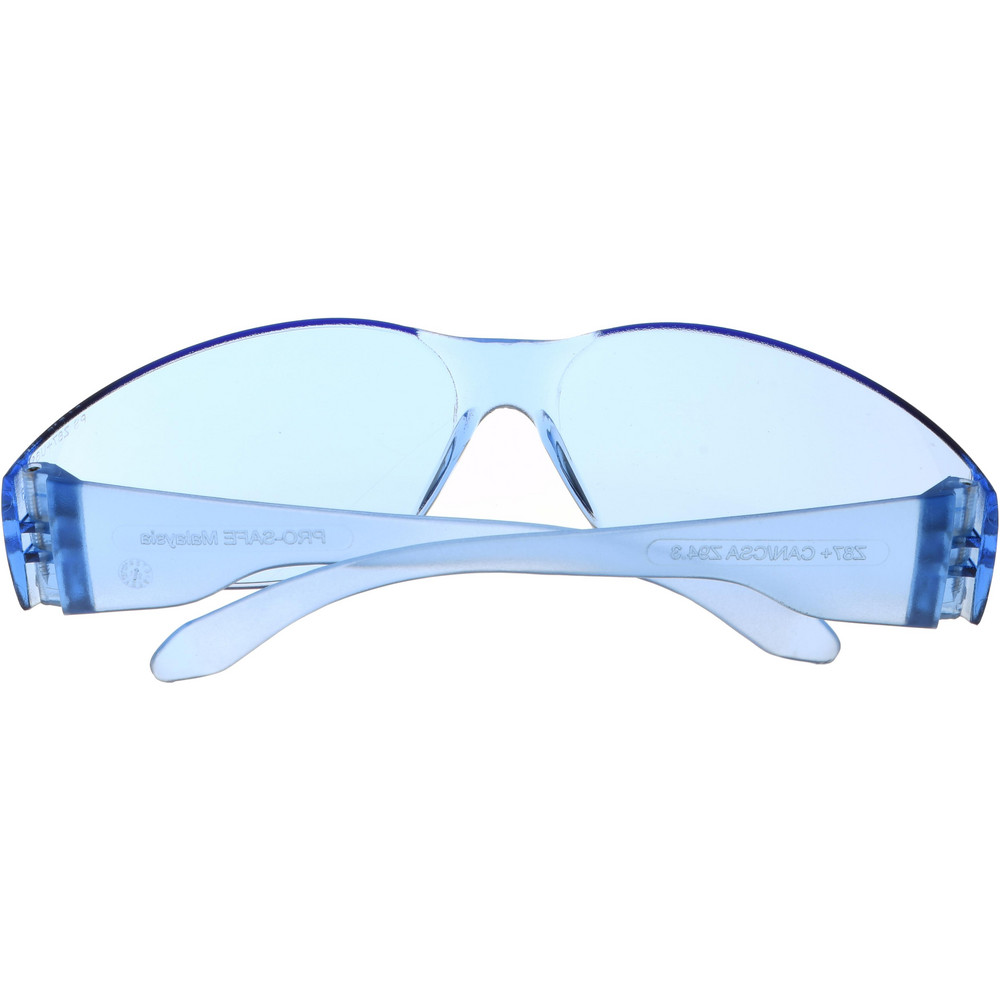 PRO-SAFE - Safety Glasses: Scratch-Resistant, Polycarbonate, Blue ...