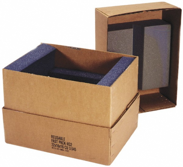 AbilityOne - Horizontal Shipping Box: 20" Long, 14" Wide, 14" High ...