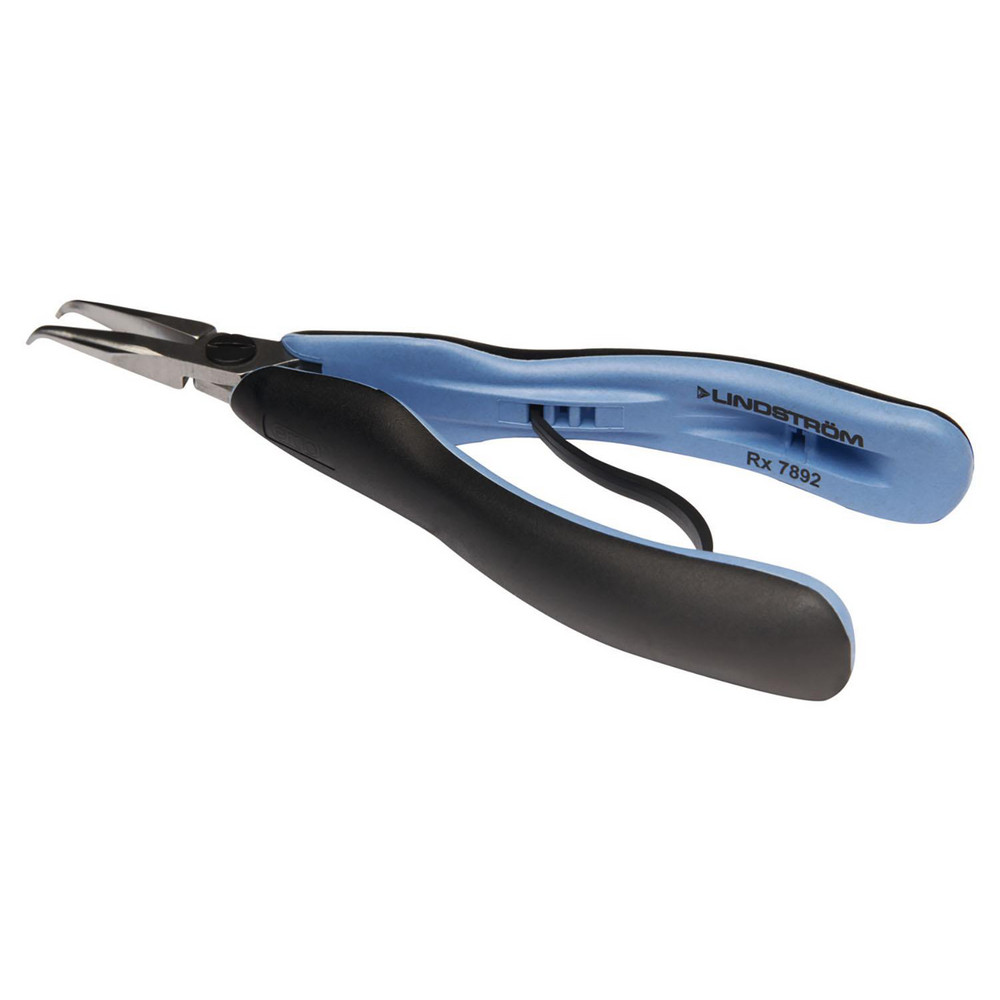 Lindstrom Tool - Bent Nose Pliers: 6.13" OAL, 1.125" Jaw Length, 0.375 ...