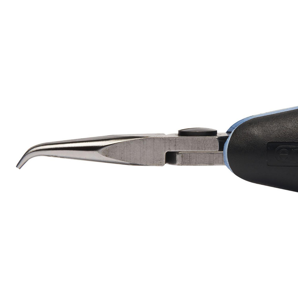Lindstrom Tool - Bent Nose Pliers: 6.13" OAL, 1.125" Jaw Length, 0.375 ...