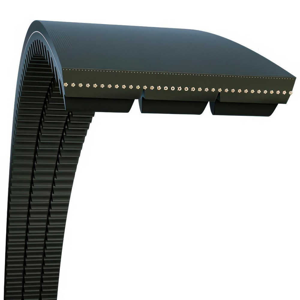 PIX - Banded & Cogged V-Belt: Section 3VX, 52.0000" Outside Length, 3/8 ...