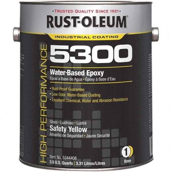 Rust-Oleum - 1 Gal High Gloss Safety Yellow Epoxy - 94019726 - MSC ...