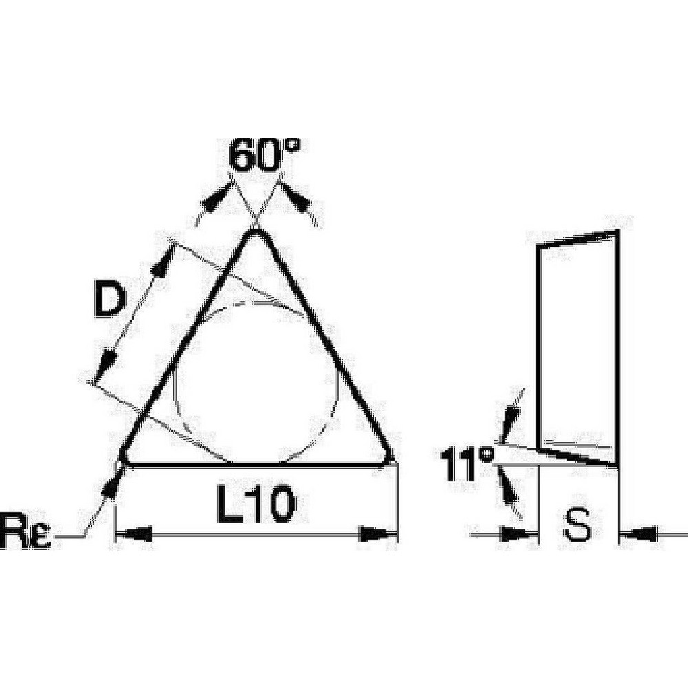 Widia - Turning Insert: TPG322, Carbide | MSC Direct