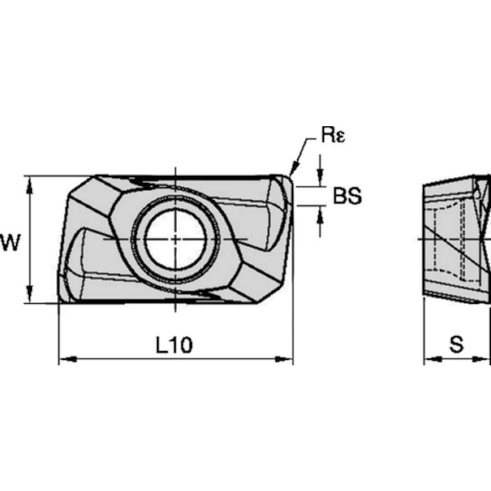 Widia - Milling Insert: ANSI APMT1135PDR, ISO APMT1135PDR, WU20PM ...
