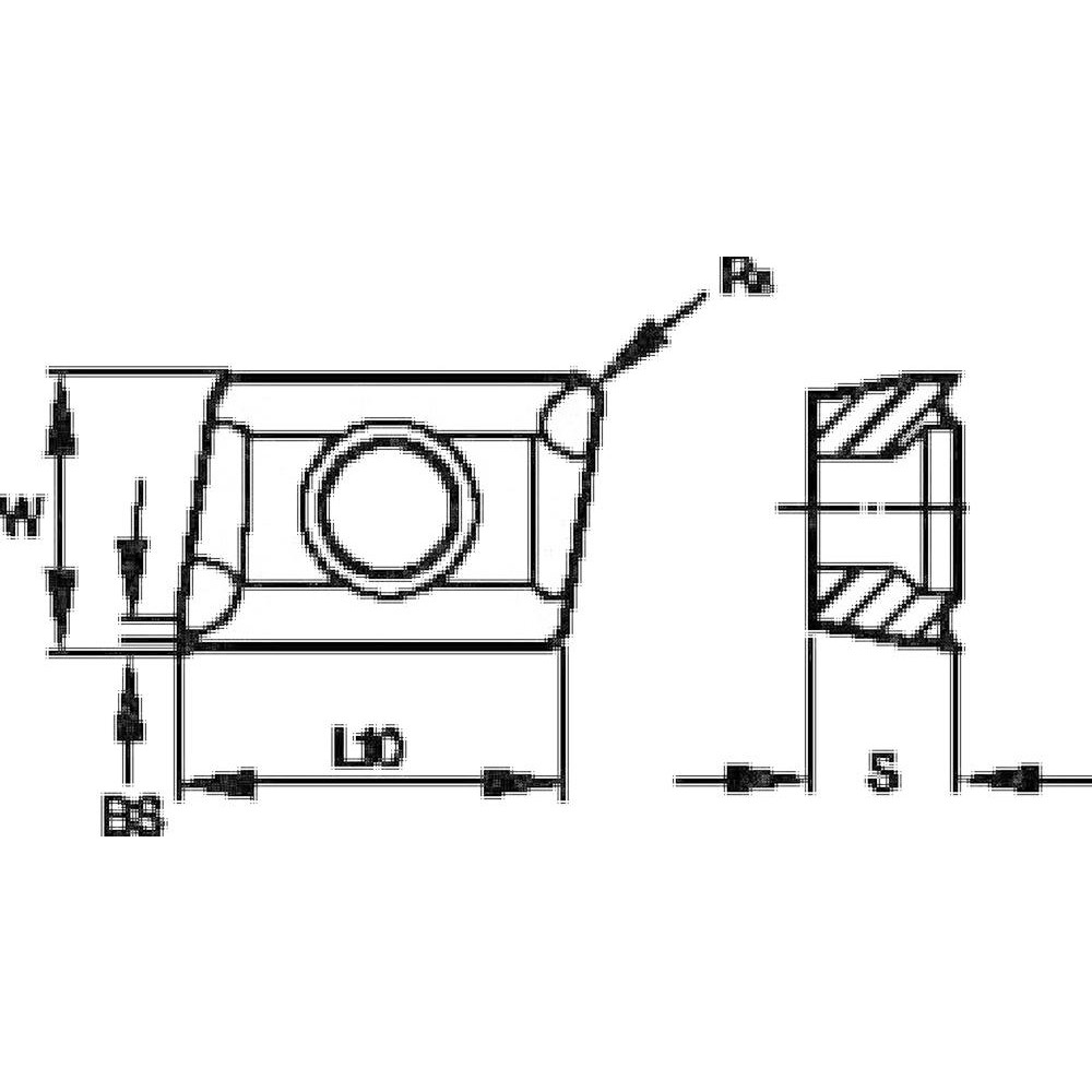 Widia - Milling Insert: ANSI AONT10T308ML, ISO AONT10T308ML, TN6540 ...