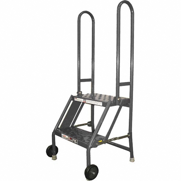 TRI-ARC - 2 Step Steel Foldable Step Ladder: | MSC Direct