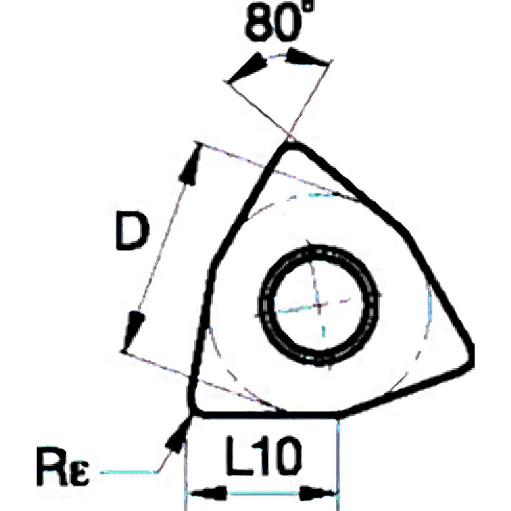 Widia - Turning Insert: WNMG431FF, Carbide | MSC Direct