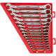 Milwaukee Tool - Ratcheting Combination Wrench Set: 15 Pc, Inch - 94258845 - MSC Industrial Supply
