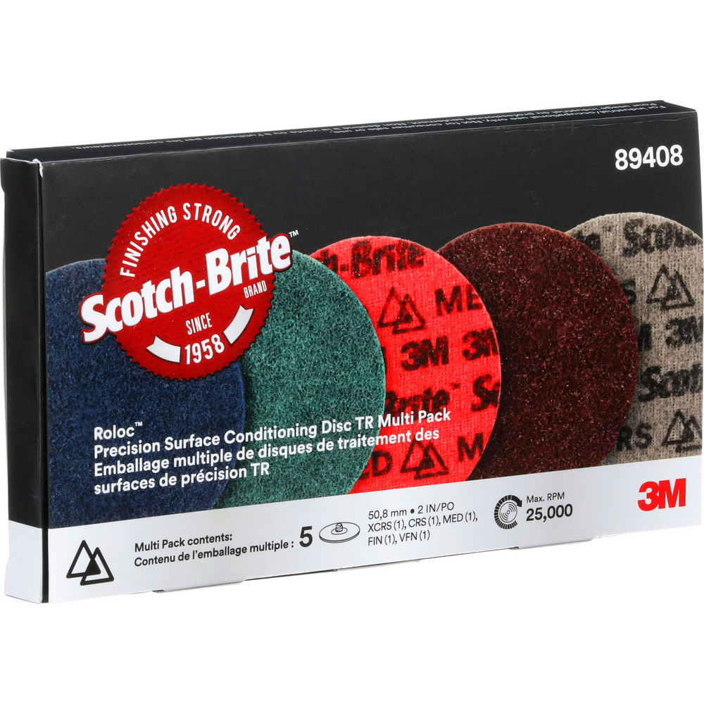3M - Fiber Disc: 2" Disc Dia, Quick Change TR (Type III), Ceramic ...