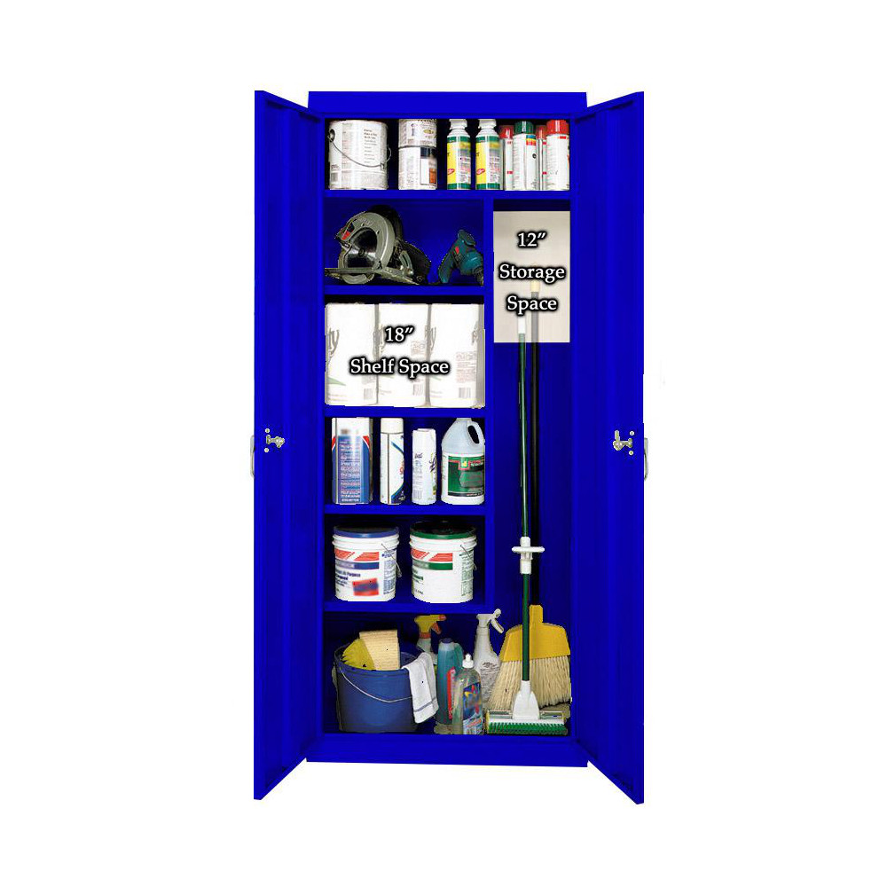 Steel Cabinets USA - Steel Janitorial, Locking & Storage Cabinet: 30 ...