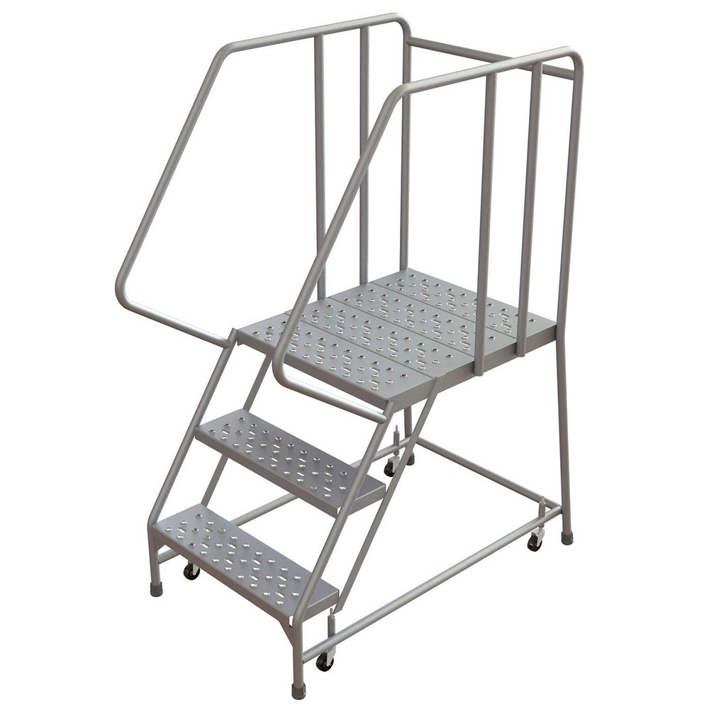 TRI ARC 3 Step Aluminum Step Ladder 5 Ft 2 In Height MSC Direct TRI ARC 3 Step Aluminum Step Ladder 5 Ft 2 In Height MSC Direct