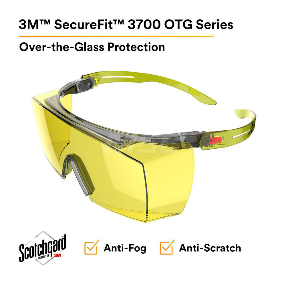 3M - Safety Glasses Type: Safety Lens Color Family: Yellow - 94429057 ...