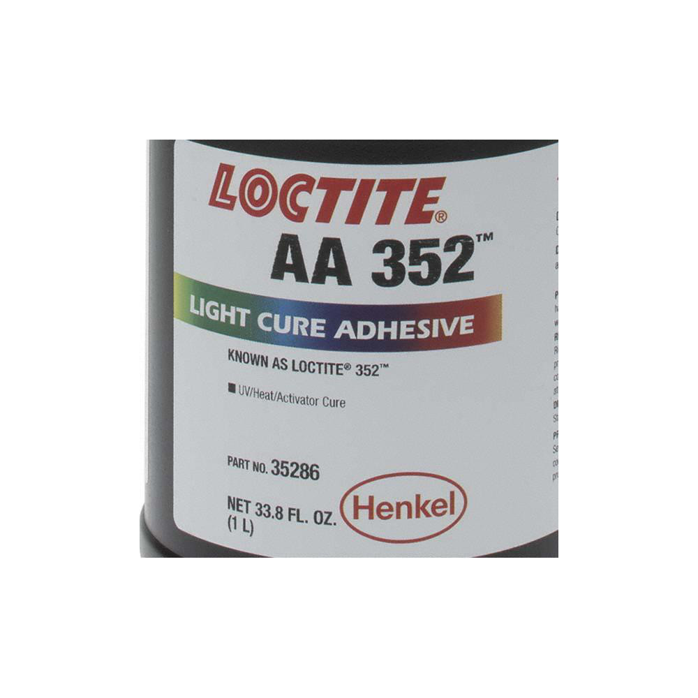 Loctite - AA 352 Light Cure Adhesive, 1L Bottle | MSC Direct
