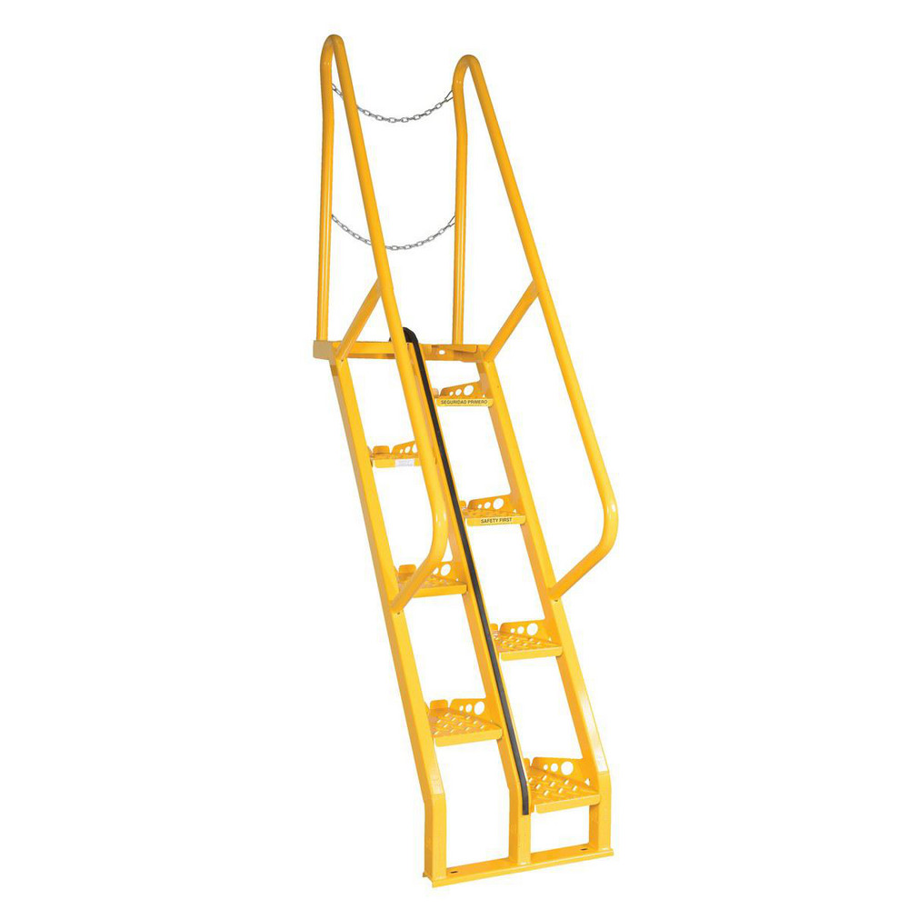 Vestil - Steel Wall Mounted Ladder: Type IA, 8.54" High, 8 Steps, 350 ...