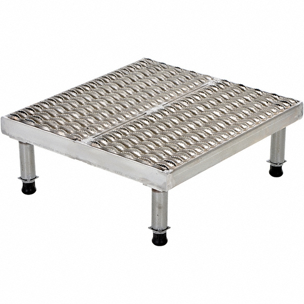 Vestil - 9" High x 24" Wide x 36" Deep, Gray Step Stand - 94557683 ...