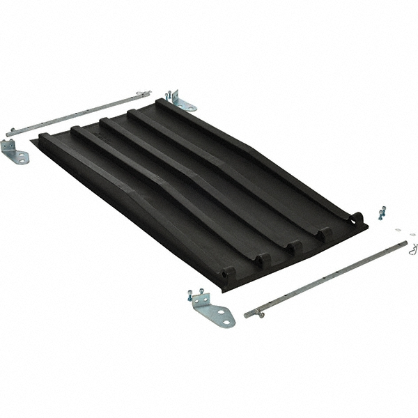 Vestil - Blue Polypropylene Self-Dumping Hopper Poly Lid | MSC Direct