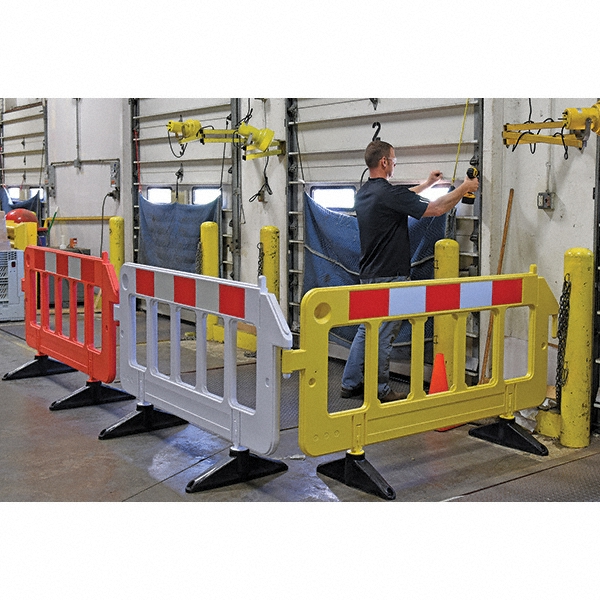 Vestil - Folding Gates & Barricades Type: Barrier Height (Inch): 40 ...