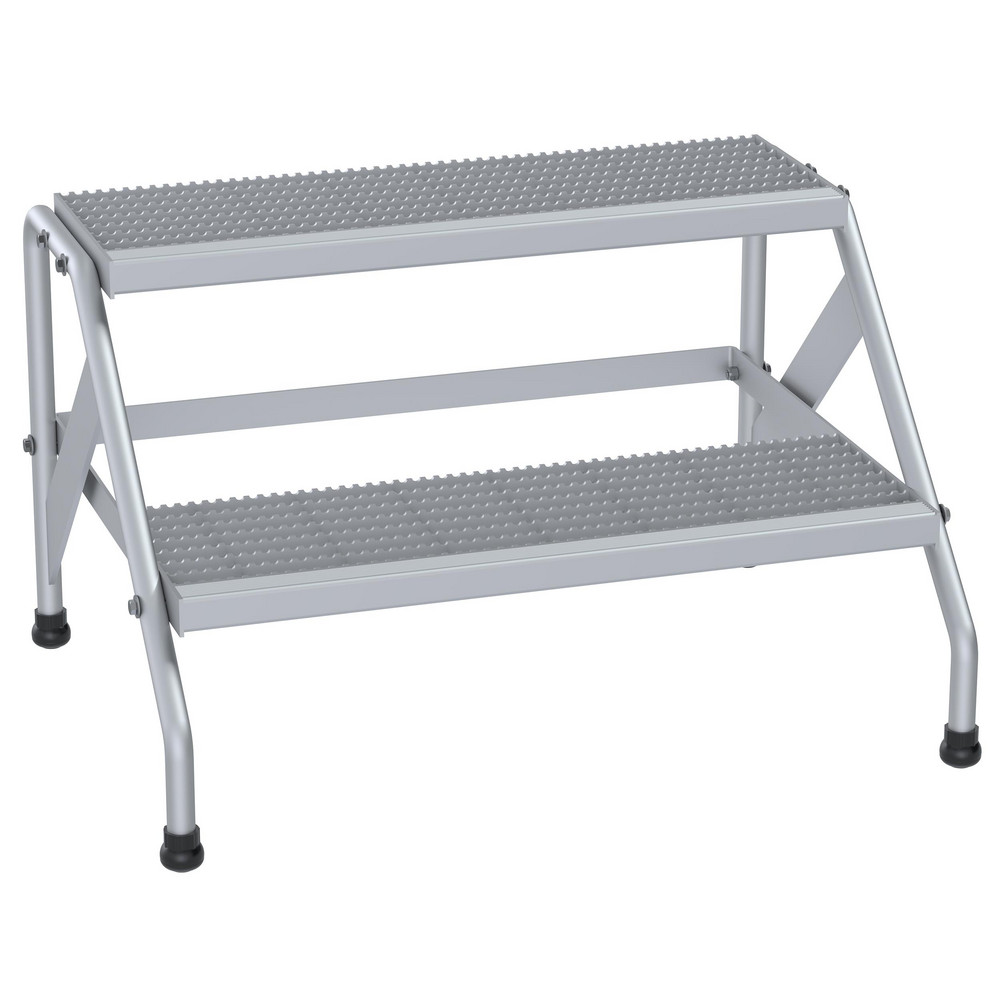 Vestil - 2 Step Aluminum Step Ladder: | MSC Direct