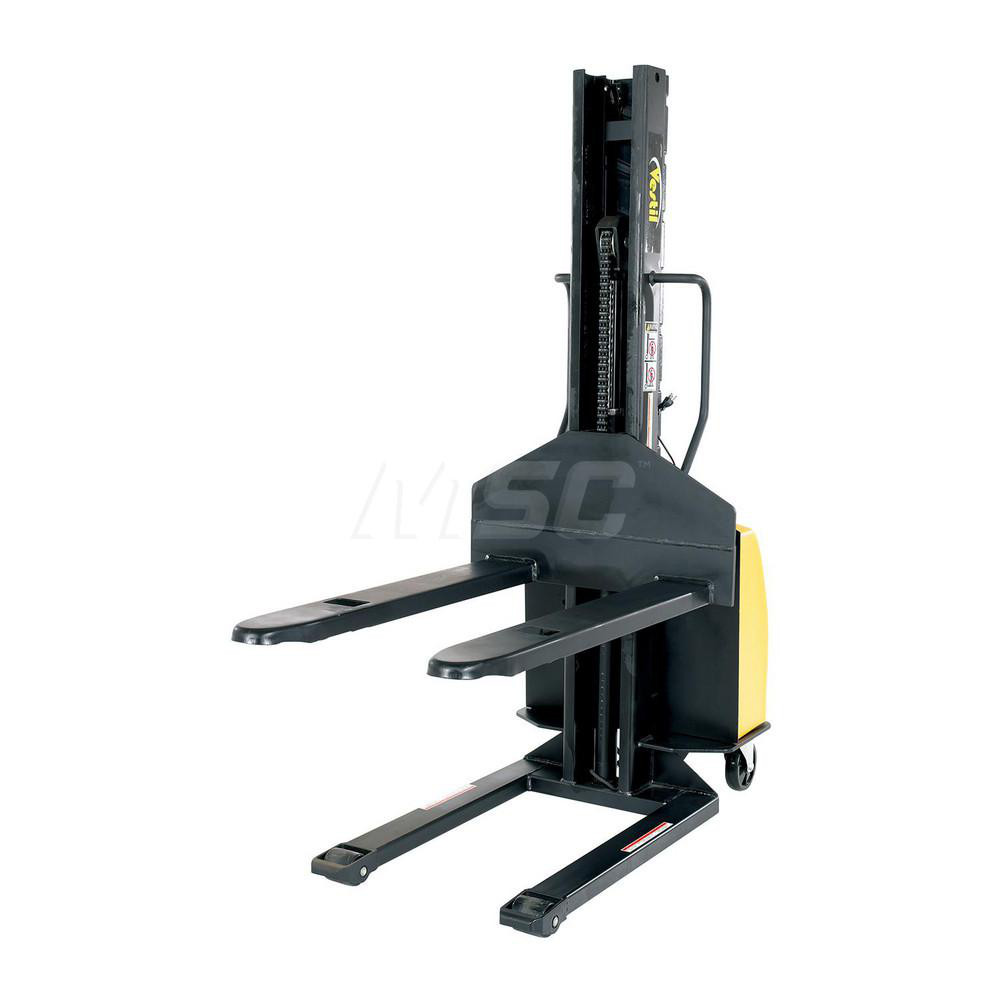 Vestil - 1,500 Lb Capacity, Battery Operated Narrow Mast Stacker | MSC ...
